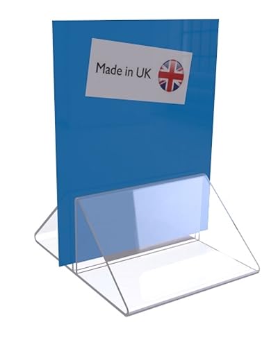 Perspex Tent Type Menu Holder - Set of 10 Menu Display Holder, Table ...