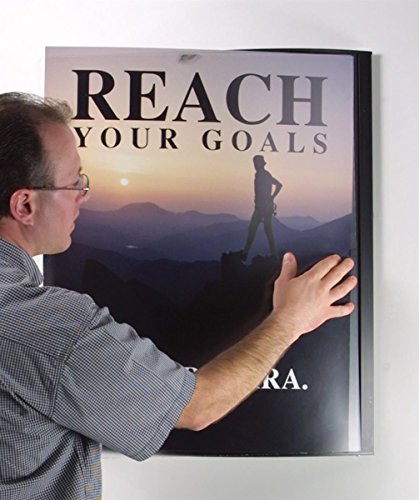 Displays2go 36 x 48 Inches Poster Frame for Wall Mount, Curved Front ...