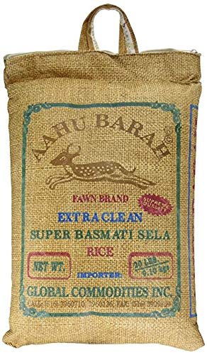 Aahu Barah Super Basmati Rice - 40 lbs (B0057Y9UMS) | Amazon price ...