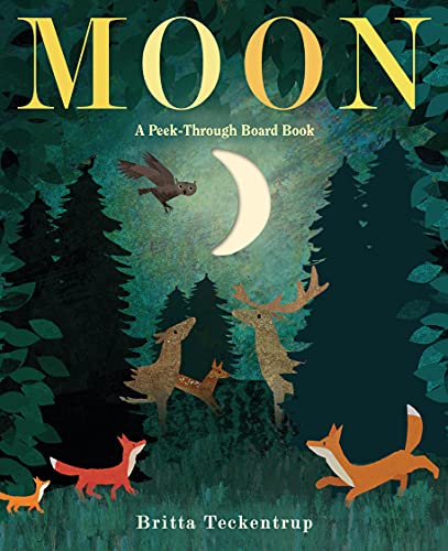 Moon: A Peek-Through Board Book: Teckentrup, Britta: 9780593372395 ...