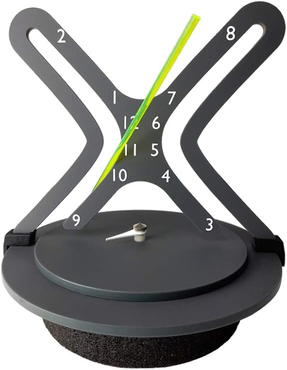 Amazon.de: Fibonacci Clocks The Hyperbola Uhr, fluoreszierender Arm, Grün