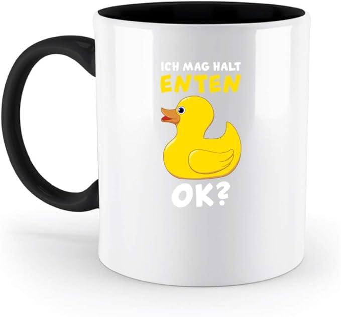 Ich Mag Enten - Gummi-Ente Quietsche-entchen Liebe Geschenk Cool ...