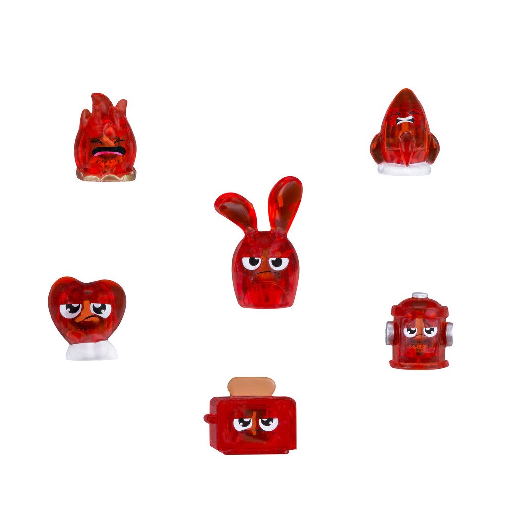 Hana Zuki B8444ES00 Pack of 5 Treasures + 1 Mini Hemka Red: Amazon.co ...