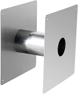 Camplux 2.36''(60mm) Wall Thimble, Stainless Steel Wall Thimble for Gas ...