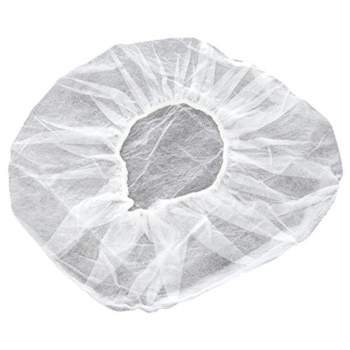 100 Pack Disposable Elasticated Hair Nets - Hygiene, Food Preparation ...