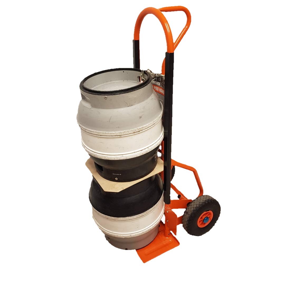 300KG LIFT KEG MOVER HAND TRUCK SACK TROLLEY PUNCTURE PROOF TYRES ...