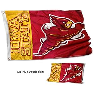 Amazon.com : Iowa State Cyclones Double-Sided 3x5 Flag : Outdoor Flags ...