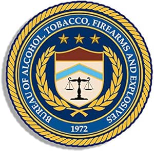 Amazon.com: American Vinyl Round ATF Seal Sticker (Logo Alcohol ...
