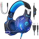 Amazon.com: VersionTECH. G2000 Pro Gaming Headset PS4 Xbox One Wired ...