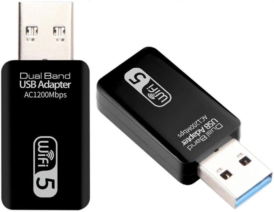 Microware 1200Mbps USB WiFi AC Adapter, AC1200 Dual: Amazon.in: Electronics