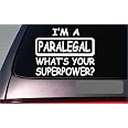 Amazon.com: EZ-STIK Paralegal Superpower StickerG431 8" Vinyl Decal Law ...