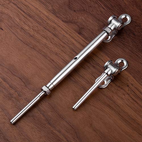 Senmit 12 Pack 316 Stainless Steel Cable Railing Hardware Kit fit 1/8 ...