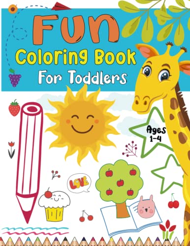 Mua Fun Coloring Book For Toddlers: 100 Simple JUMBO Coloring Pages to ...