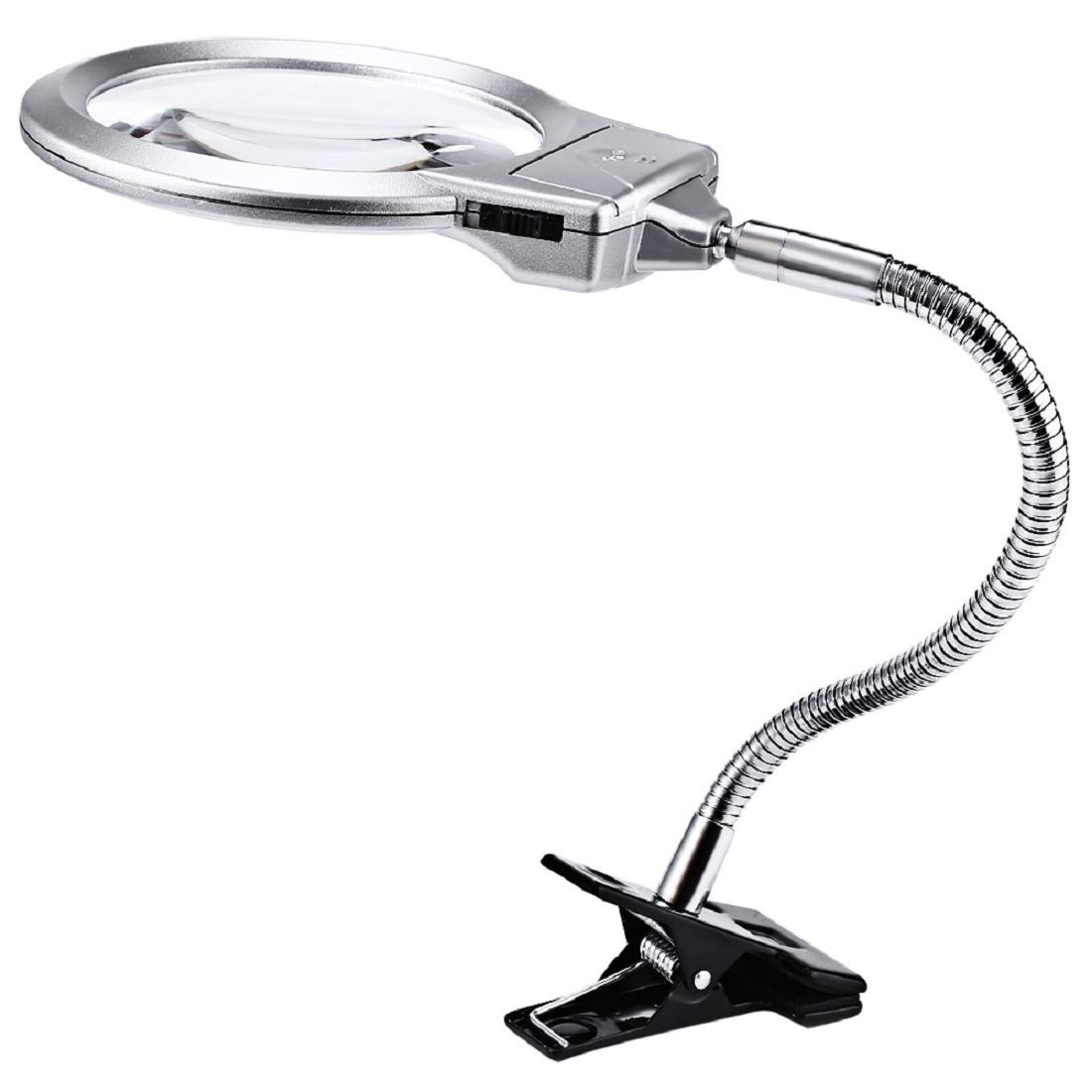 Magnifers Lighted Hands Free,Pro-Flex Desk Led Magnifying Glass Lamp 2 ...