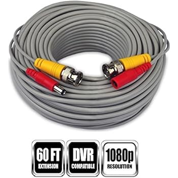 Amazon.com : Night Owl Security 60 Feet BNC Video/Power Camera ...