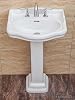 Fine Fixtures Roosevelt Bathroom Pedestal Sink – 22-Inch Small Pedestal ...