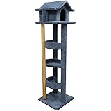 Amazon.com : New Cat Condos Premier Large Cat Pagodas Tree, Gray : Pet ...