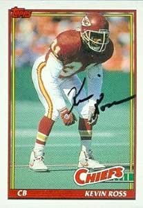 Kevin Ross autographed Football Card (Kansas City Chiefs) 1991 Topps ...