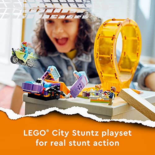 LEGO City Stuntz Smashing Chimpanzee Stunt Loop 60338 Building Toy Set ...