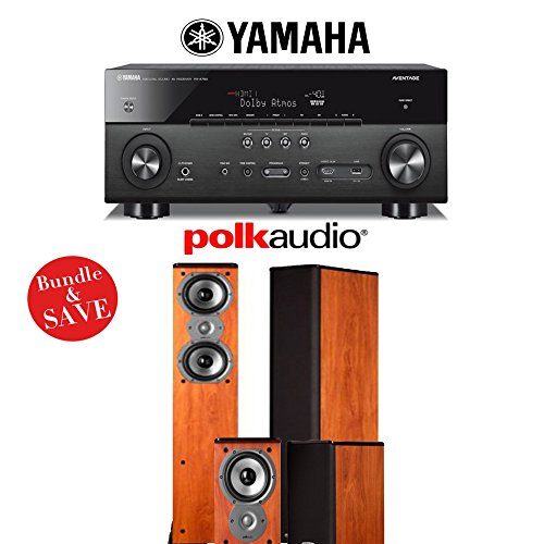 Buy Yamaha AVENTAGE RX-A760BL 7.2-Channel Network A/V Receiver + Polk ...