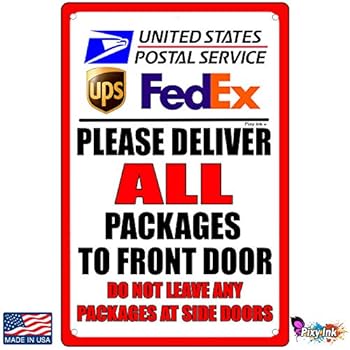 Amazon.com : Deliver All Packages to Front Door Do Not Leave Packages ...