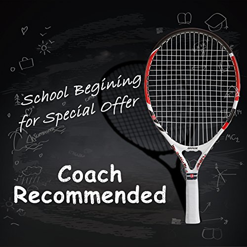 OPPUM US Open Junior Tennis Racket for Kids Children Toddlers, Coach ...