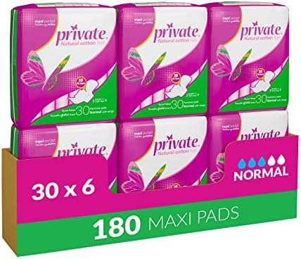 Private Maxi Pocket Sanitary Pads Super 180-Pads, Pink price in Saudi ...