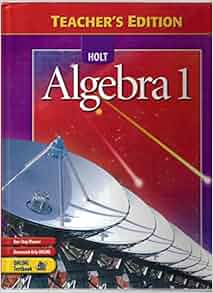 Holt Algebra 1, Teacher's Edition: 9780030700514: Amazon.com: Books