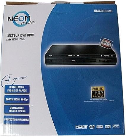 Neom NM600HDMI Lecteur DVD: Amazon.fr: TV & Vidéo