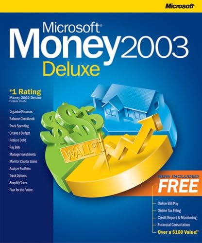 Microsoft Money 2003 Deluxe [OLD VERSION]: Amazon.co.uk: Software
