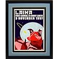 Amazon.com: Laika Space Dog Poster Framed 20 X 15 Inches: Posters & Prints