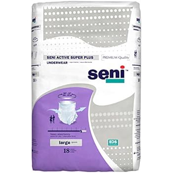 Amazon.com: Seni Active Super Plus, Underwear for Heavy Incontinence ...