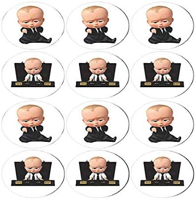 سعر ملصقات دائرية من بيبي بوس لحفلات أعياد الميلاد أو حفلات استقبال ...