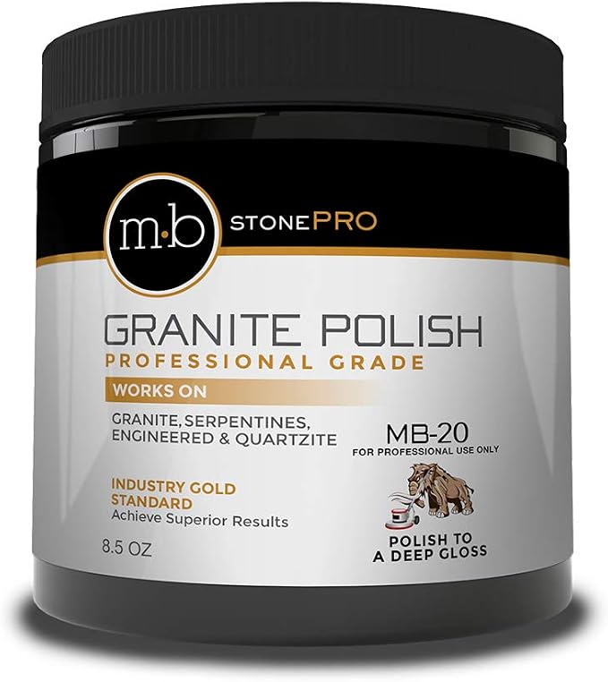 Amazon.com: MB Stone Care - MB-20 Granite Polish (8.5 oz. Jar): Health ...