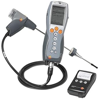 Testo 400563 3304 Kit #3 NOx Combustion Analyzer Kit, Color Display ...