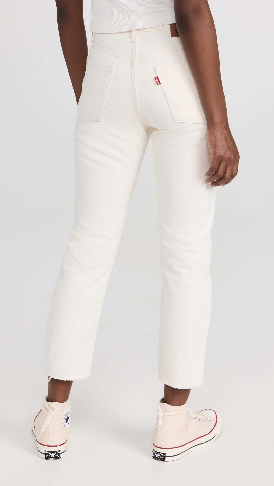 Levi's Premium Crop Jeans 501 Luxor Ra Waterless 100 Cotton Women's 24 ...