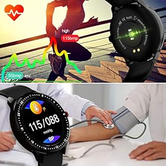 DoSmarter Fitness Watch, 1.3" Touchscreen Smart Watch with Heart Rate ...