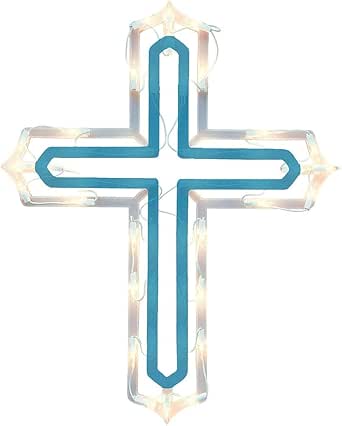 Amazon.com: Lighted Window Decoration, Cross: Home Improvement