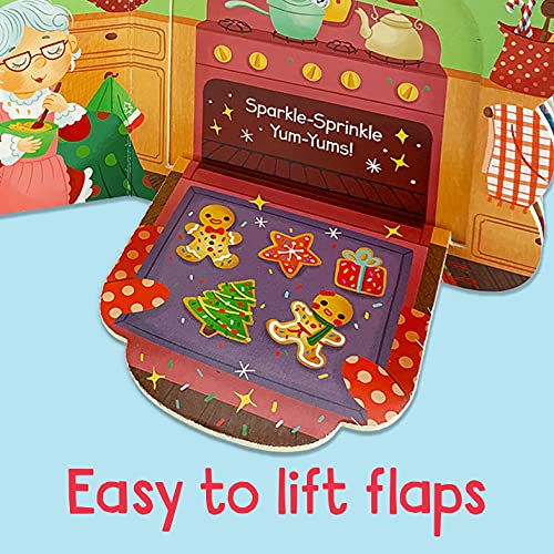 Santa's Workshop: A Christmas Lift-a-Flap Board Book for Babies and ...