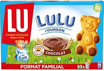 Lulu l'Ourson Chocolat - LU - 300 g: Amazon.fr: Epicerie