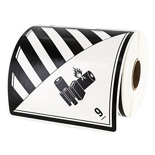 Buy Hazard Class 9 Lithium Battery Labels, LV-HAZ9 | LabelValue.com ...