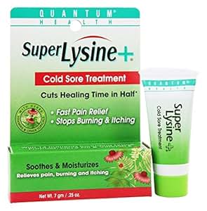 Amazon.com: Quantum Super Lysine Plus Cold Sore Treatment Cream - 0.25 ...