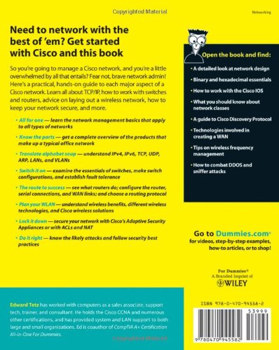 Купить Cisco Networking All-in-One For Dummies в интернет-магазине ...