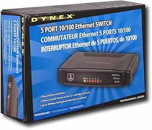 Amazon.com: Dynex DX-ESW5 - Switch - 5 x 10/100 - desktop: Computers ...