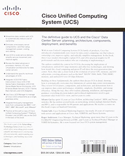 Cisco Unified Computing System (UCS) (Data Center): A Complete Reference Guide to the Cisco Data ...