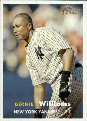 Amazon.com: 2006 Topps Heritage Baseball Card #51 Bernie Williams ...