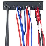 Amazon.com : Baseball Bat Rack and Ball Holder Display Natural Finish ...