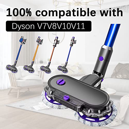 Garbage fighter Electric Cleaning Mop Head for Dyson V7 V8 V11 V10 ...