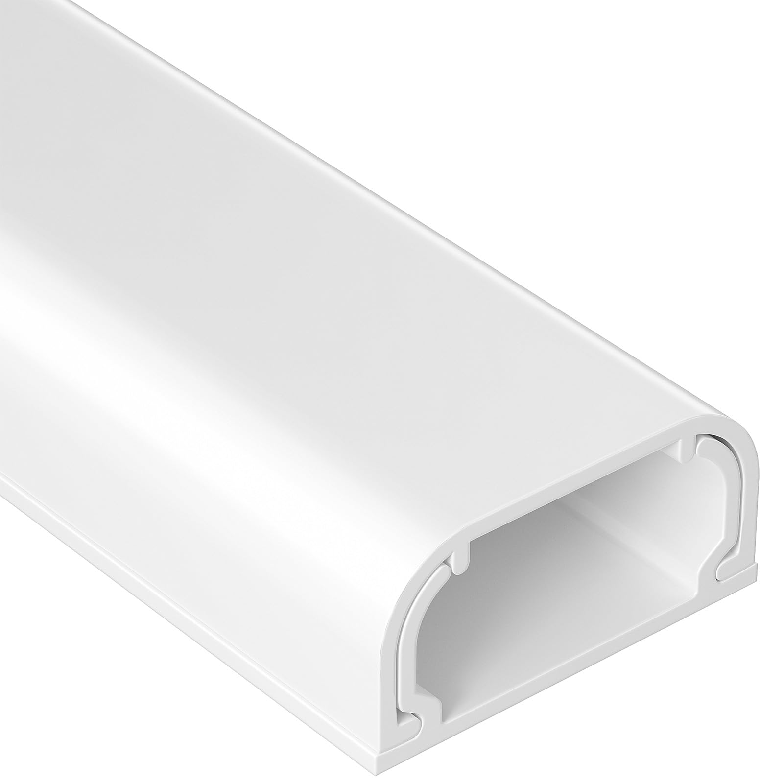 Wire Covers for 2 Cords TV on Wall, 47in Paintable Cable Hider, Medium ...