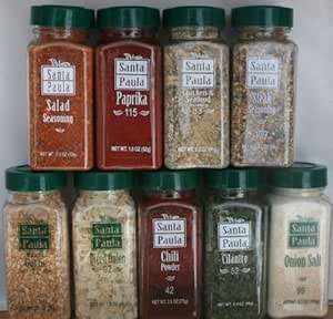 Amazon.com : Santa Paul Mixed Seasonings and Spices Set of (9) - All 5. ...